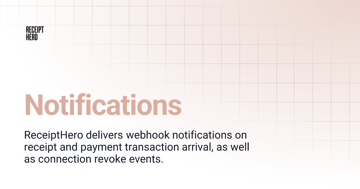 Notifications | ReceiptHero
