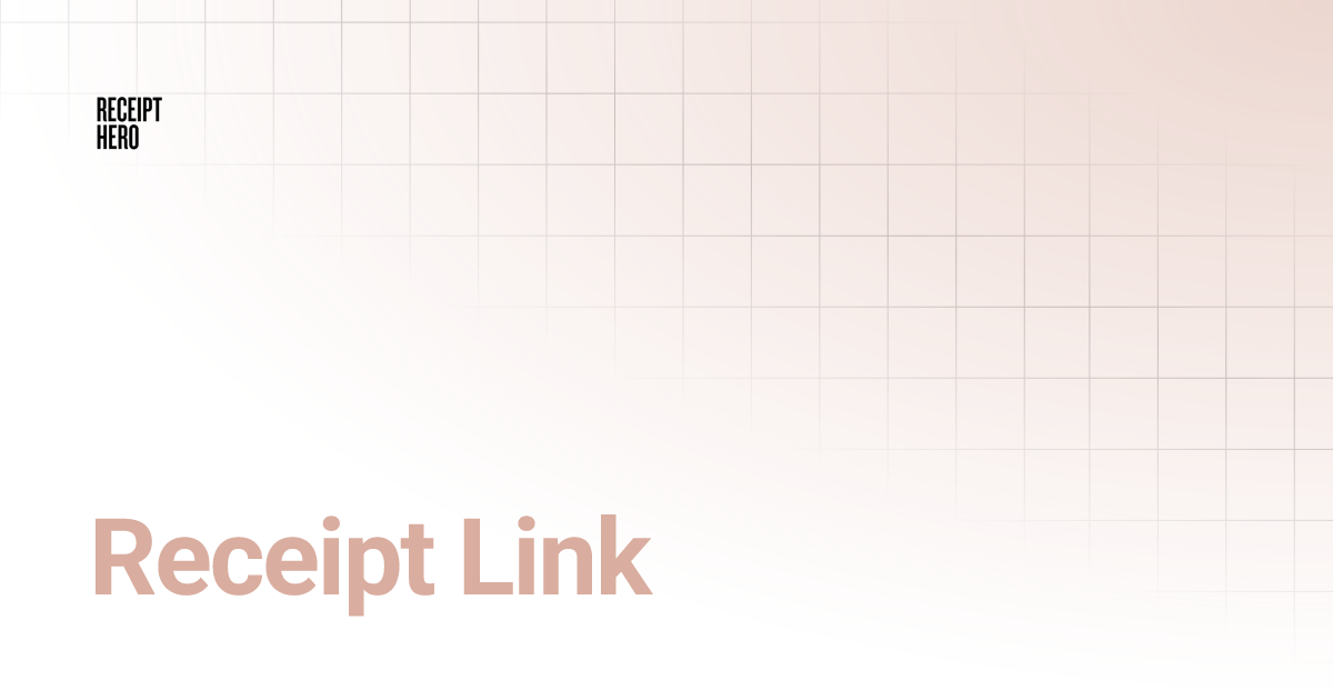 Receipt Link | ReceiptHero